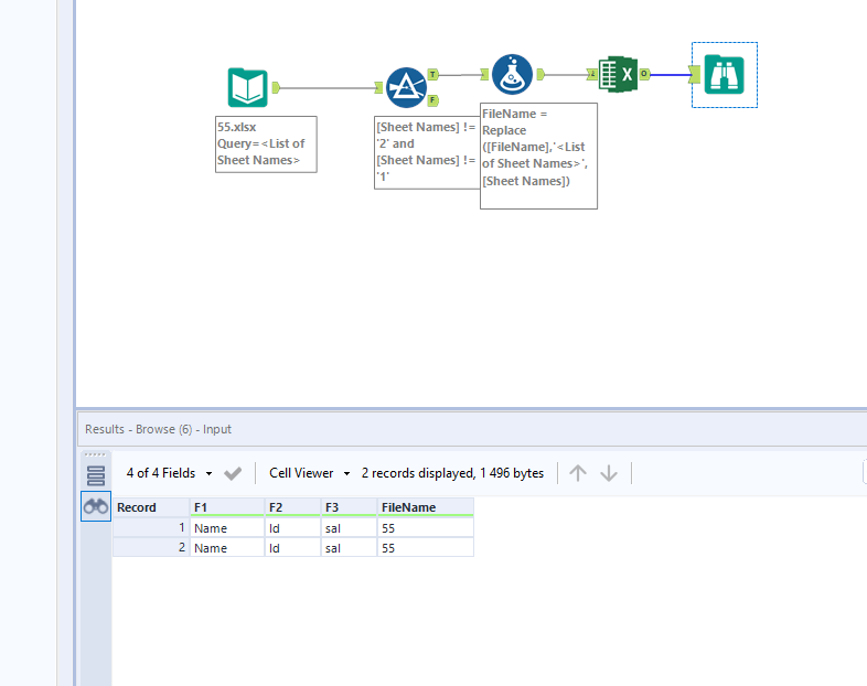 Solved: Excel sheets Exception - Alteryx Community