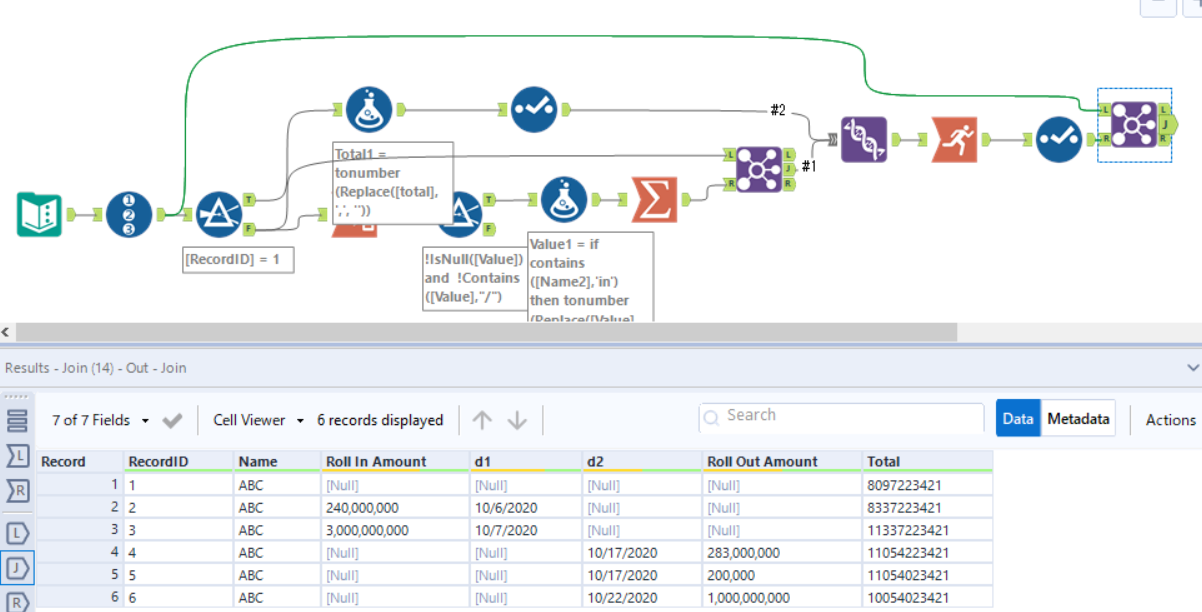 Dynamically getting values from the previous cell ... - Alteryx Community