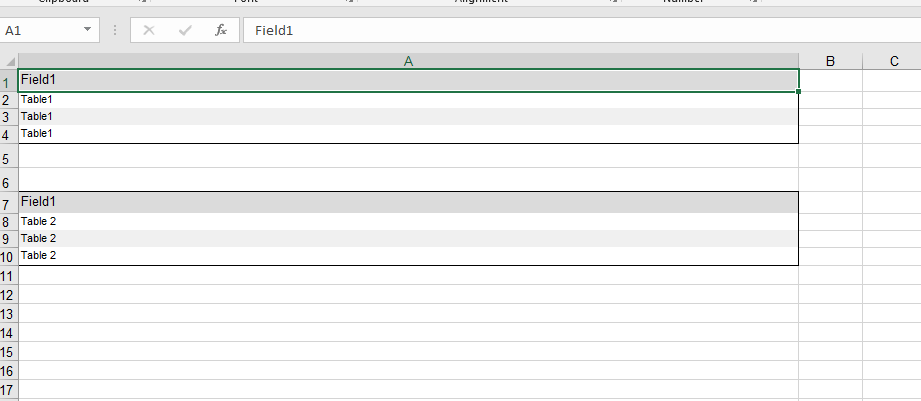 How to create empty rows between tables in excel o... - Alteryx Community