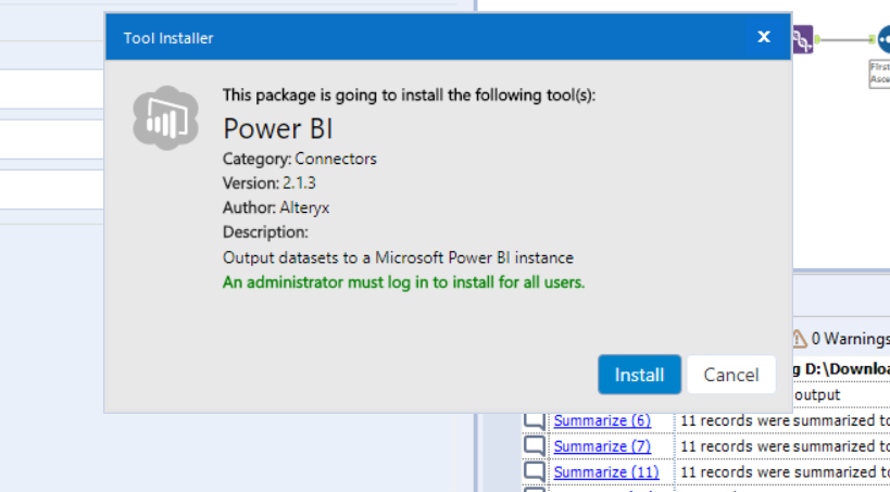 Installing Power BI Output Tool - Alteryx Community