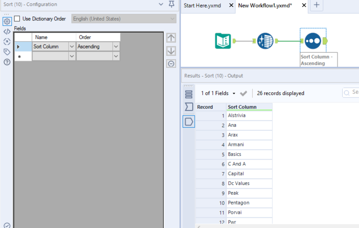 Solved: Sorting Order - Alteryx Community