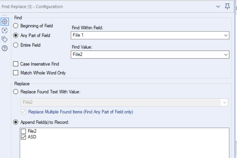 Find and Replace tool - Alteryx Community