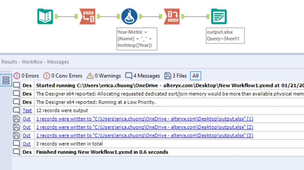 Solved: Transform and Reporting Tools - Grouping columns - Alteryx ...