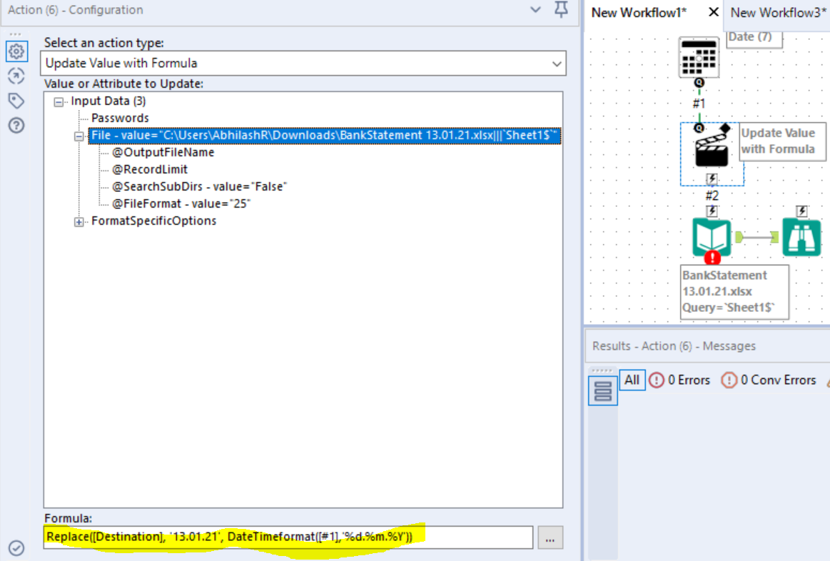 Choosing file based on output of another tool - Alteryx Community