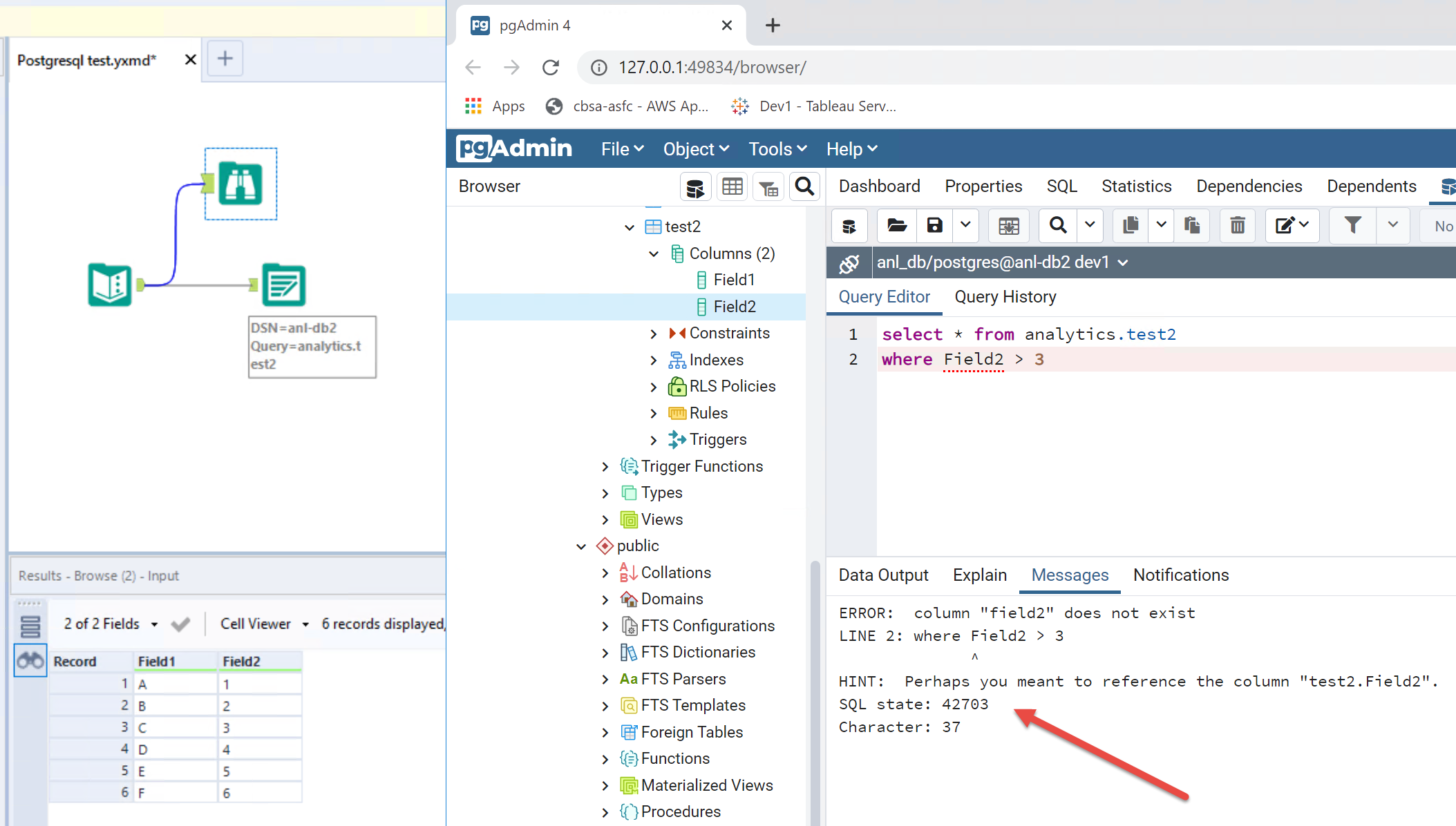 Alteryx output data to Postgres issue - Alteryx Community