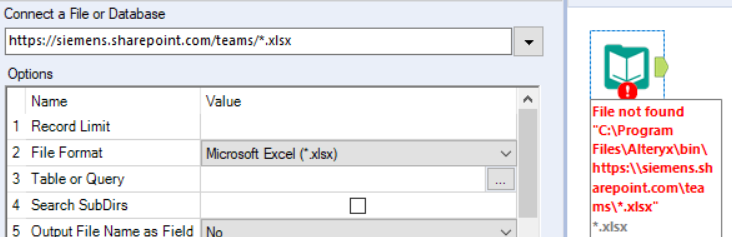 Solved: Input Data Tool: File not found error - Alteryx Community