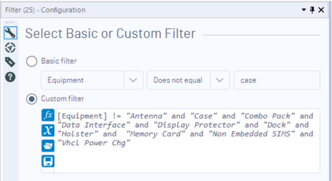 Solved: Custom filter for multiple categories - Alteryx Community