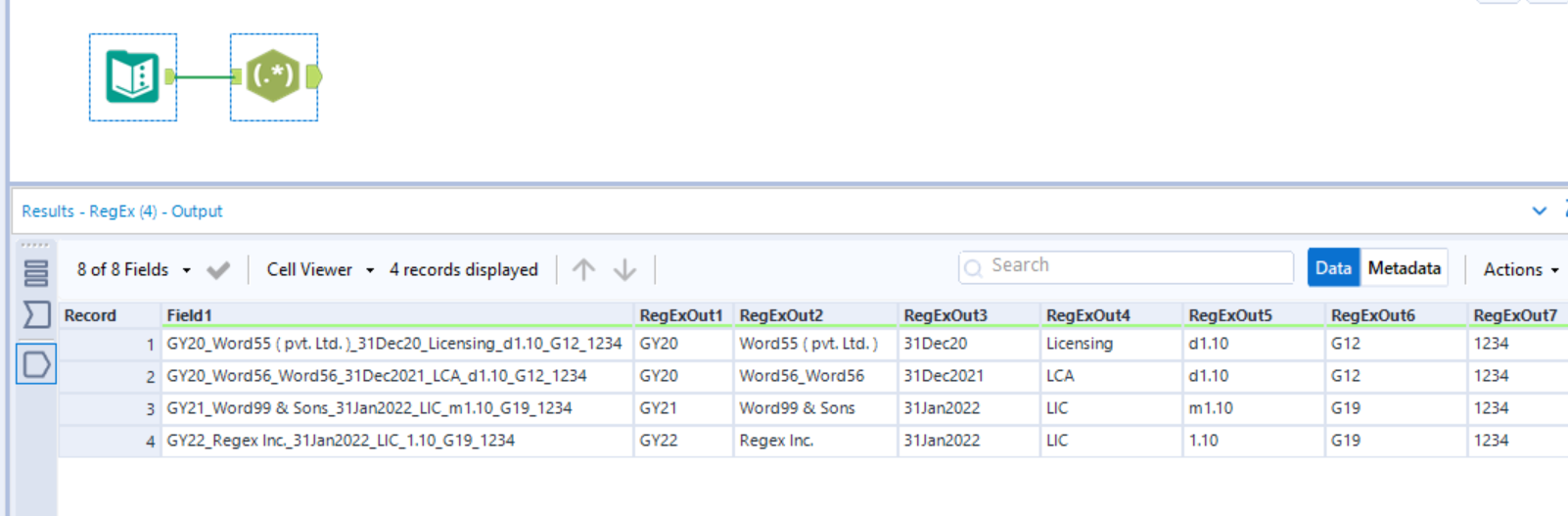 Solved: Help! Regex Tokenize multiple expression - Alteryx Community