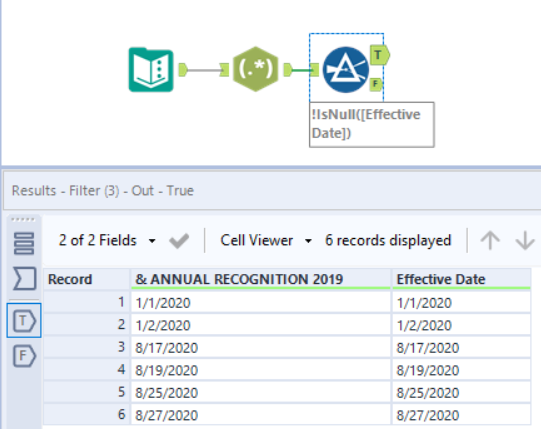 Solved: SEPARATE THE DATE AND LETTER VALUES FROM A COLUMN - Alteryx Community