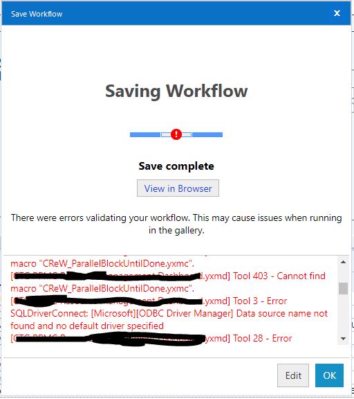 Alteryx Server: workflow publish Errors - Alteryx Community