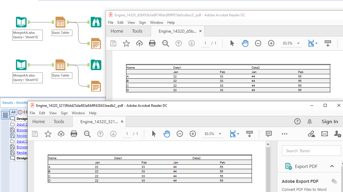 Merge Cells In A Report Table Pdf Alteryx Community 