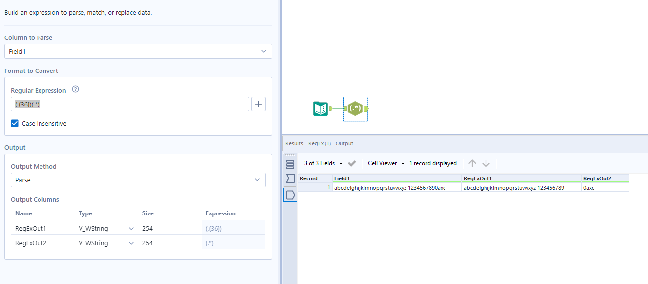 Regex Parse Text Based On Length Alteryx Community