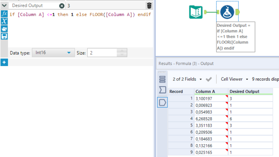 Solved: Rounding Numbers using a certain condition - Alteryx Community