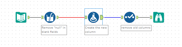 Solved: Merge three columns into one - Alteryx Community