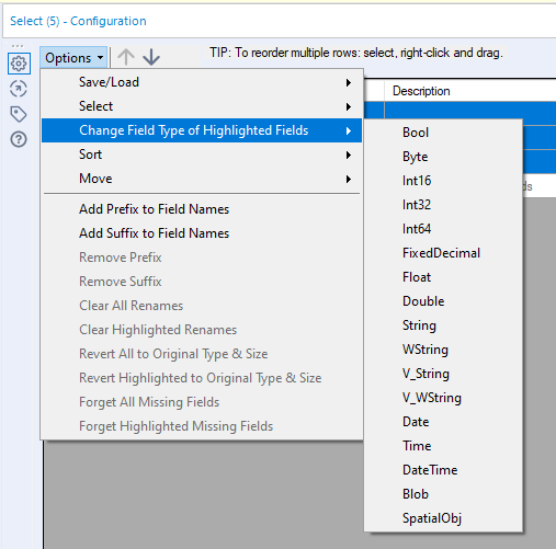 Solved: How to change Mutiple Data type - Alteryx Community