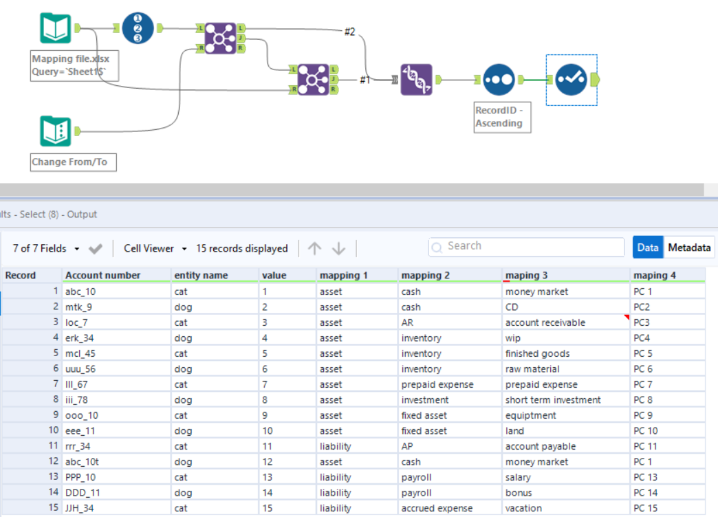 account mapping using an existing field - Alteryx Community
