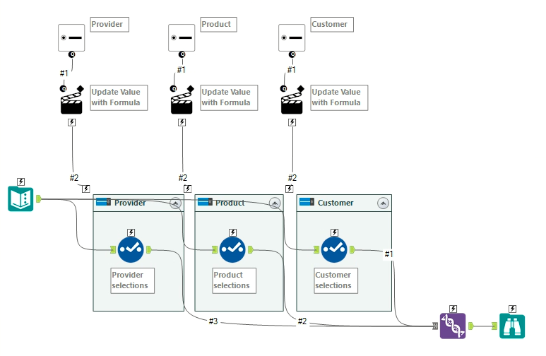 Create an application with dynamic filter - Alteryx Community