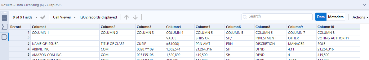 Solved: Multiple excel sheets with different header at the... - Alteryx Community