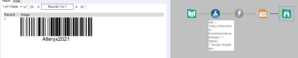 Generate a Barcode - Alteryx Community