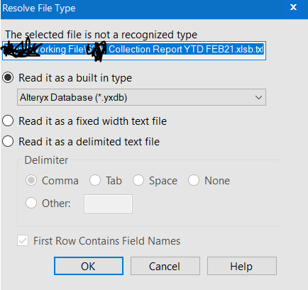 Solved: Txt format Import to Alteryx - Alteryx Community