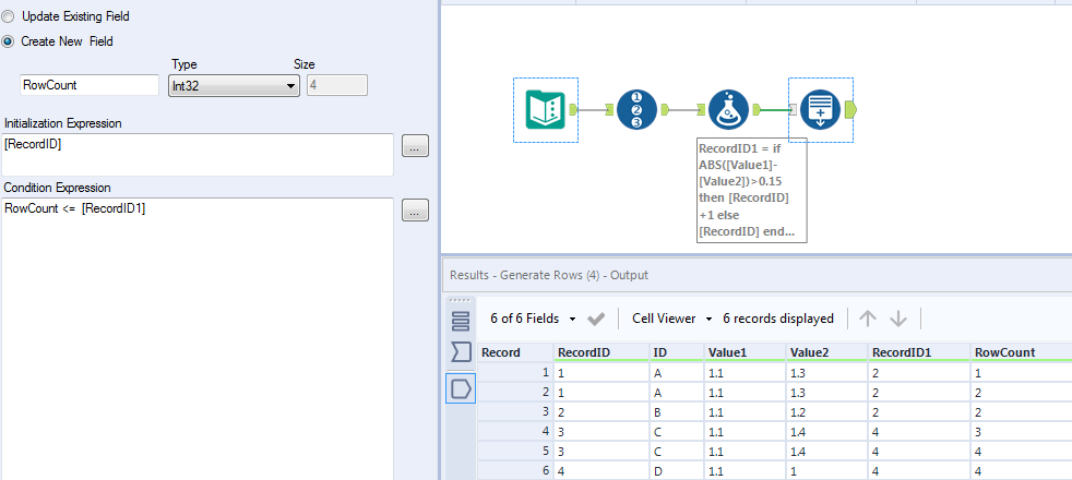 generate rows automatically - Alteryx Community