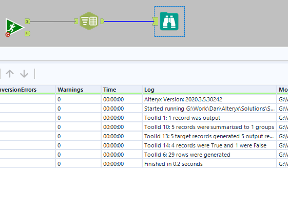 Save Results Workflow Messages to a File - Alteryx Community