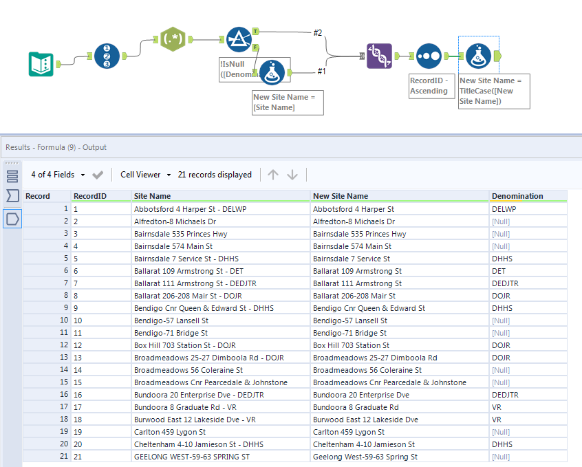 Solved: Cleaning Column - Alteryx Community