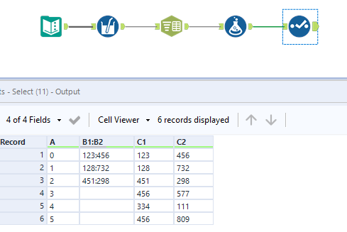 Solved: separate columns and concatenate to old columns in... - Alteryx Community