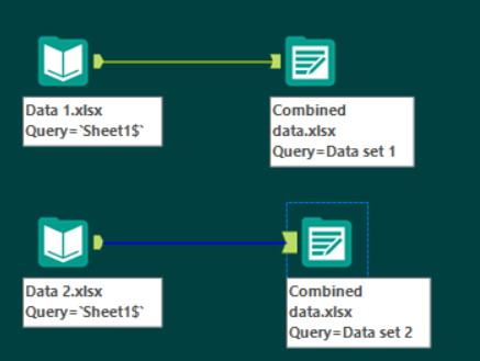Solved: Combining two separate data streams to make 1 exce... - Alteryx Community