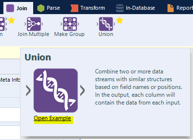 Union tool - Alteryx Community