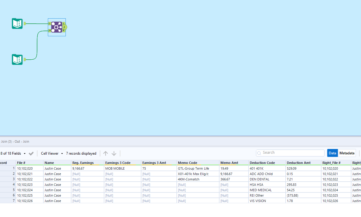 Workflow JOIN TOOL Duplication Error - Alteryx Community
