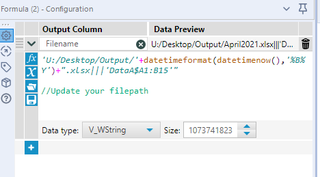 Solved: How to Utilize Prepend in Output Tool - Alteryx Community