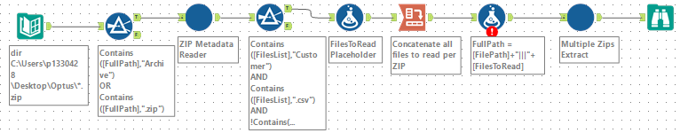 Open multiple zip files in Alteryx - Alteryx Community