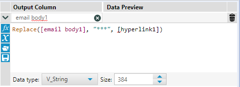 Solved: formatting email body , replacing string with hype... - Alteryx ...