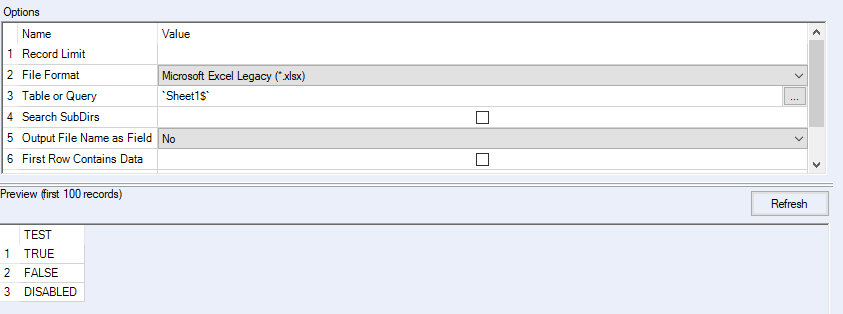 Preventing Input Data Tool converting strings to B... - Alteryx Community