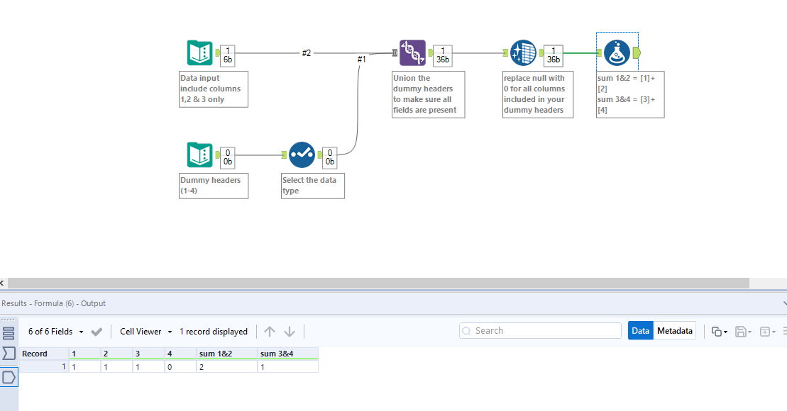 Solved: Missing input data - Alteryx Community