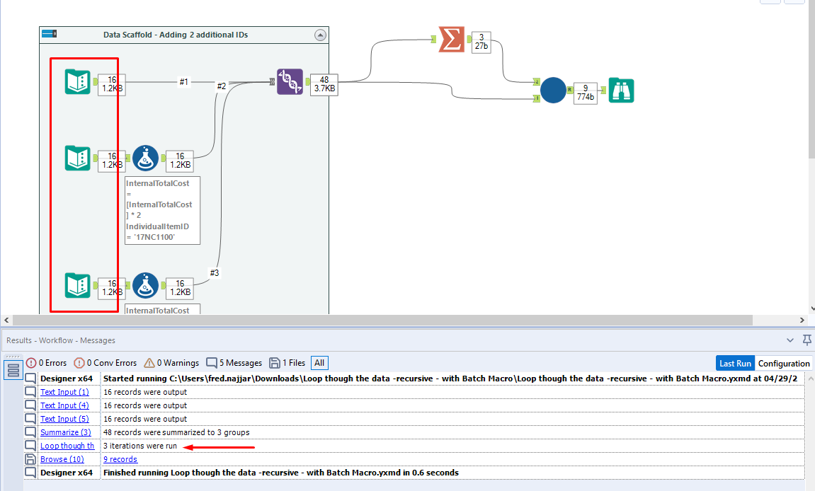 Loop though the data -recursive - Alteryx Community