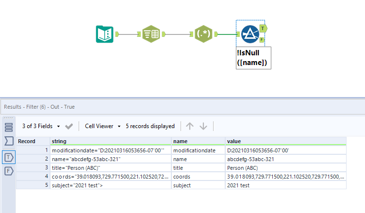 Solved: Extract attribute and the value between two quotat... - Alteryx ...