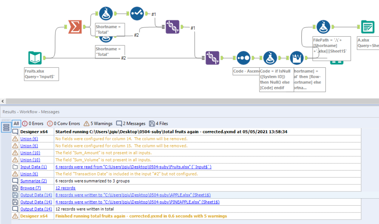 Solved: Add additional rows for sum amount - Alteryx Community