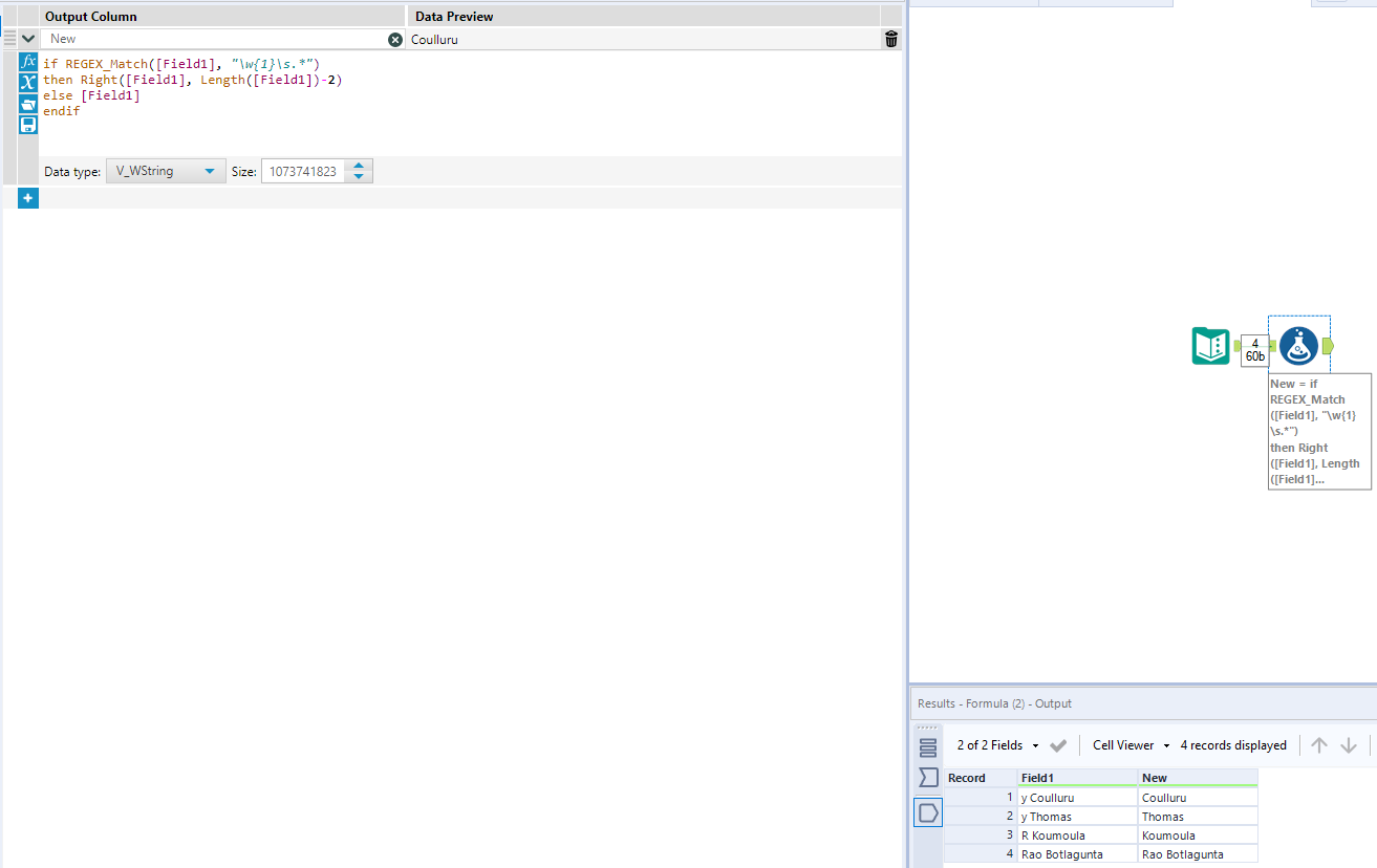 Solved: Remove prefix - Alteryx Community