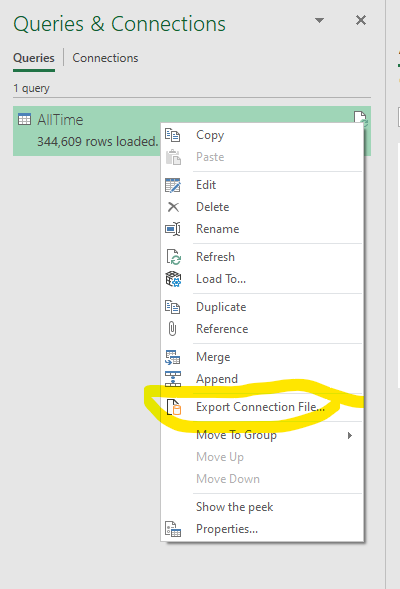 .odc file from PowerQuery Export - Alteryx Community
