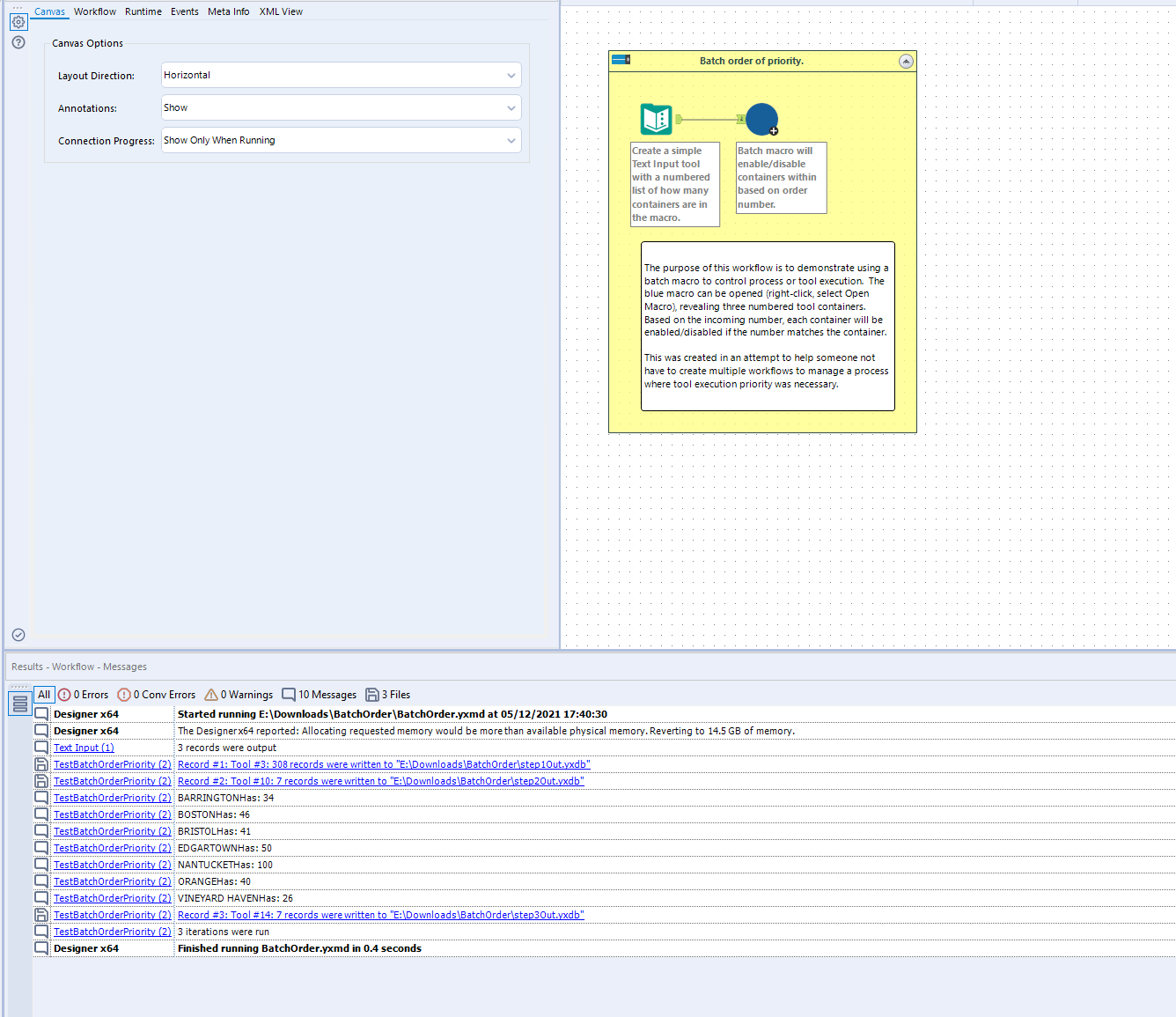 Solved: Result window to show macro result as well - Alteryx Community