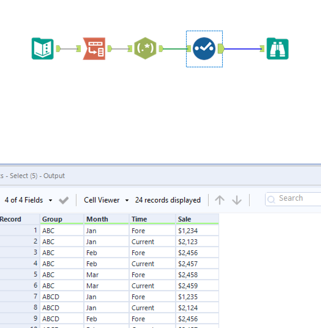 Solved How To Convert Header Into Row Values And Split He Alteryx Community