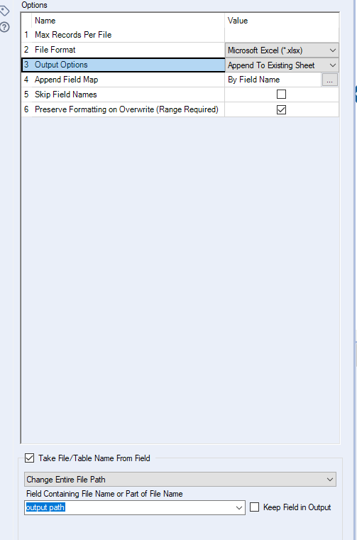 Overwrite data to specific ranges in multiple tabs - Alteryx Community