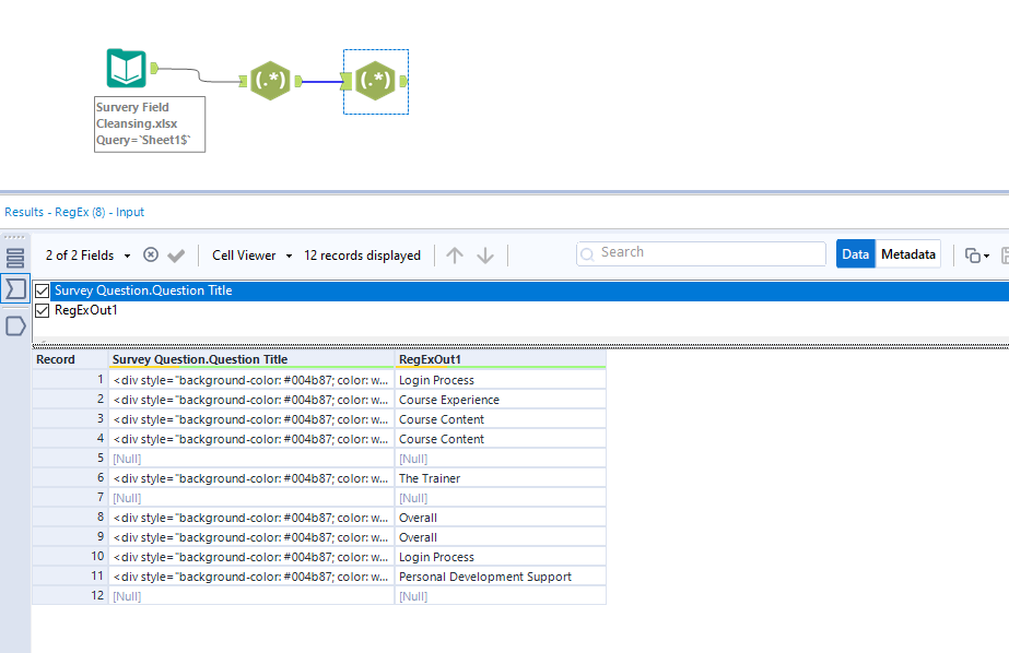 Solved: Survey Data Cleaning - Alteryx Community