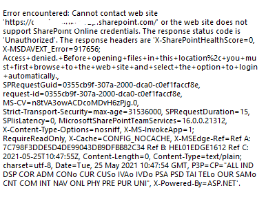 Connection to SharePoint List Error - Alteryx Community