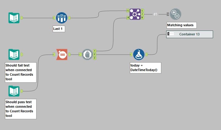 Solved: Test tool should fail when number of records are i... - Alteryx ...