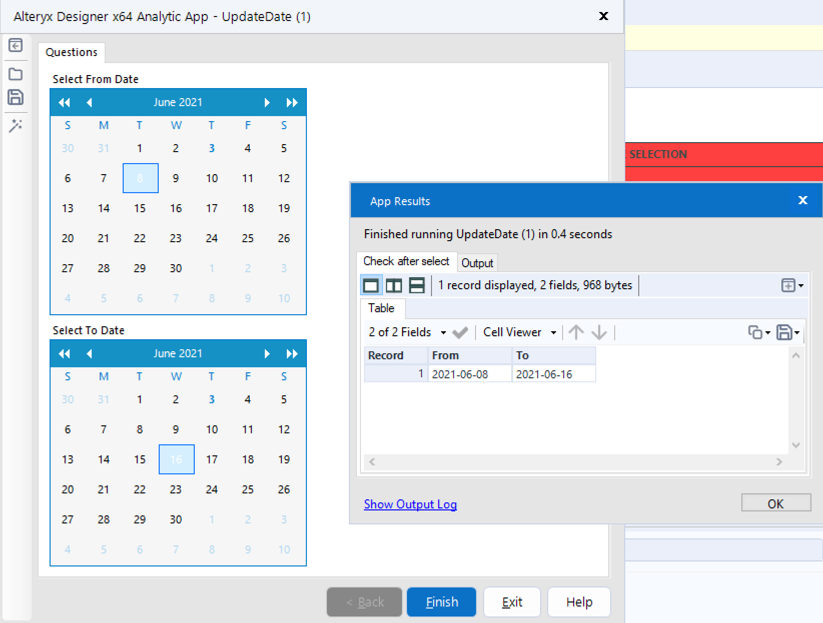 Solved: How to select date using Date tool - Alteryx Community