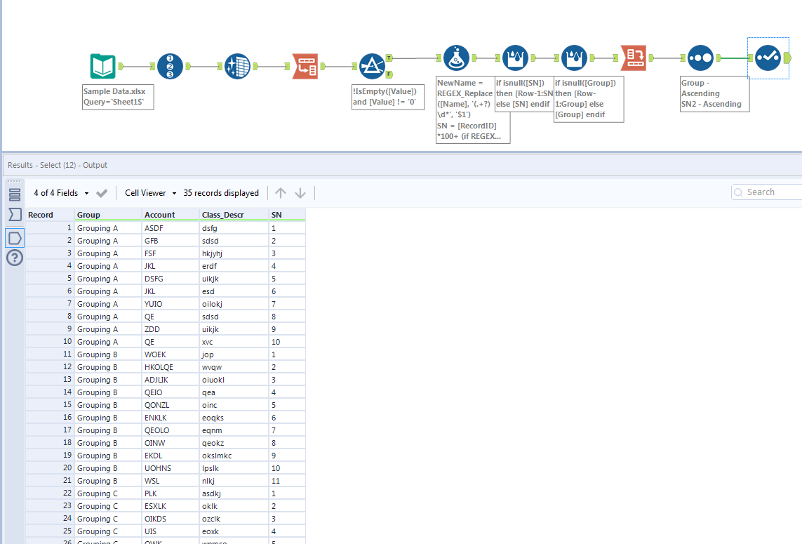 Solved: Convert Repeating Sections of Columns in Excel Tab... - Alteryx Community