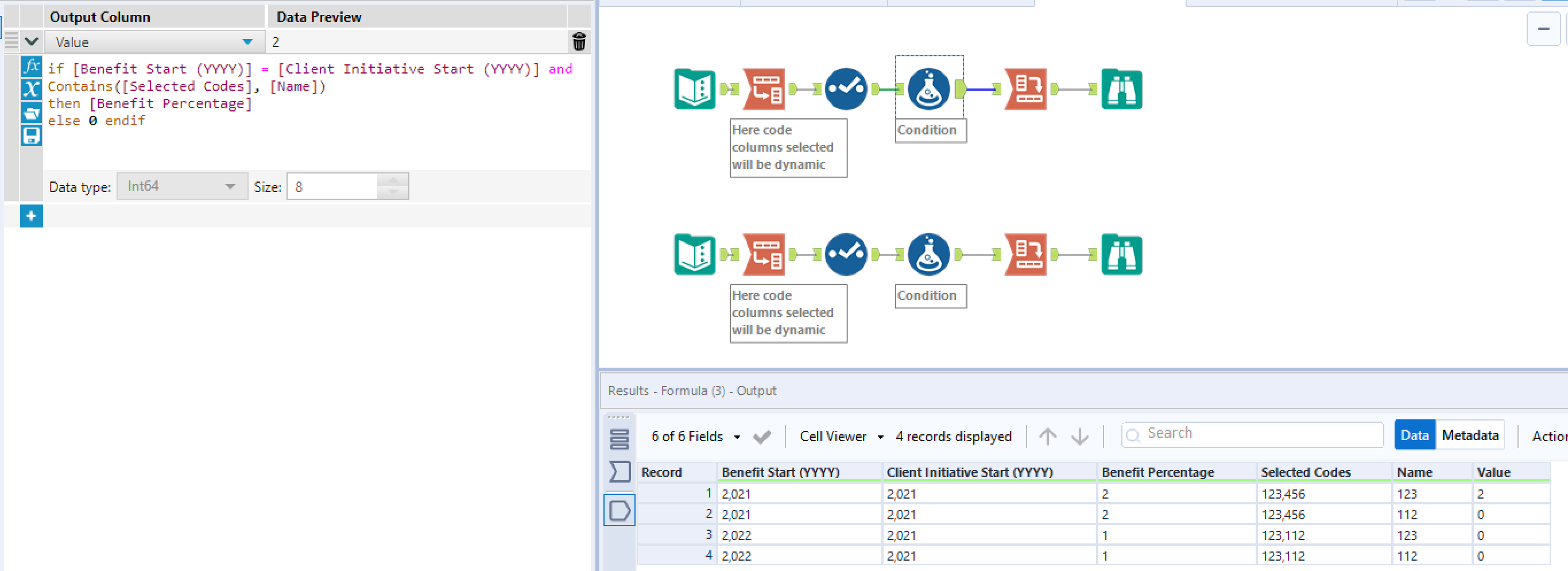 Use Dynamic Field Names In A Formula Alteryx Community 